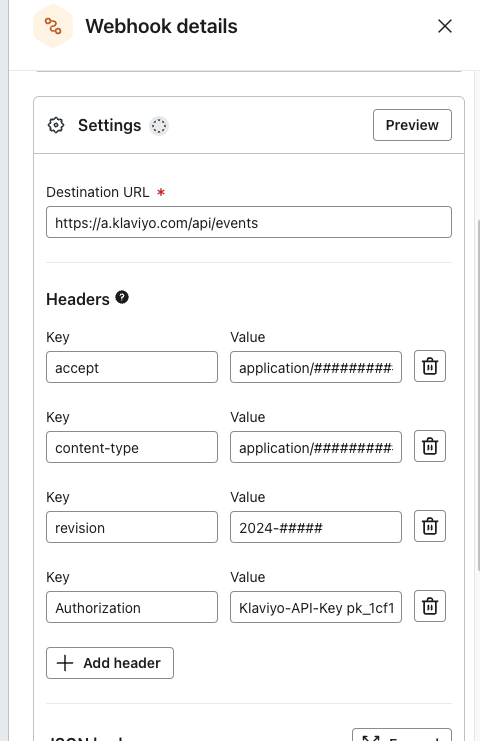 Solution Recipe 10: Use webhooks in Flows to send additional event and profile data into Klaviyo ...