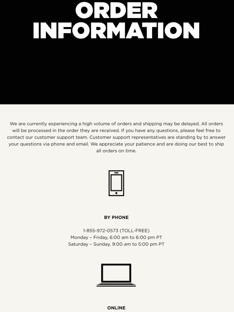 Email marketer's guide to shipping delay announcements