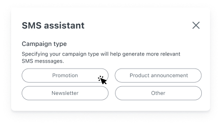 SMS Assistant AI Text Messages | Klaviyo Product Features
