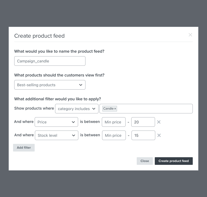 Setting Up Product Feeds In-Editor | Klaviyo Product Features